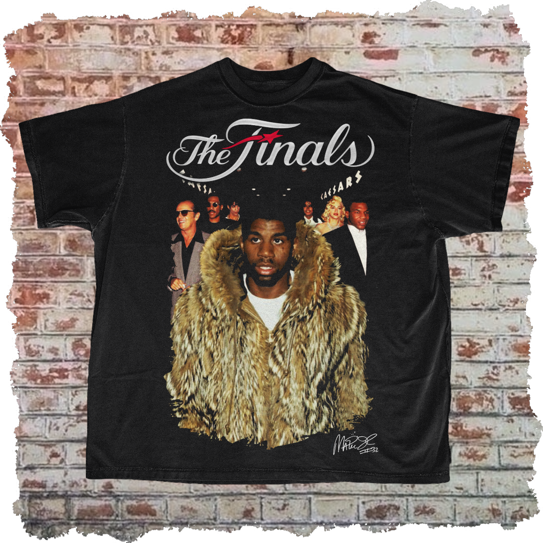 1991 NBA Finals Magic Johnson Entourage Tee – World Tee Customs